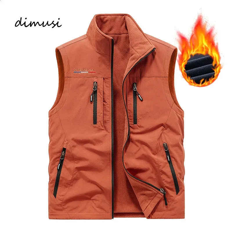 Multi-Pocket Fleece Vest: Warm & Versatile Mens Winter Vest - Shop Now ...