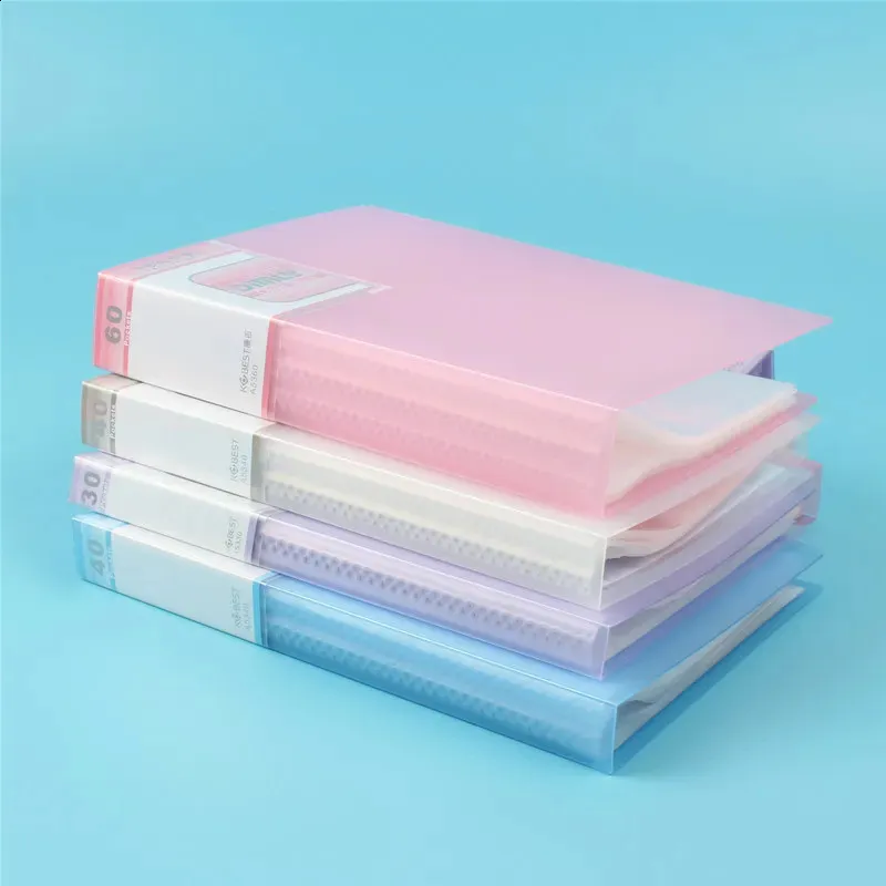 A5 Transparent Document Folder - 40-100 Sheet Capacity, Loose-leaf ...
