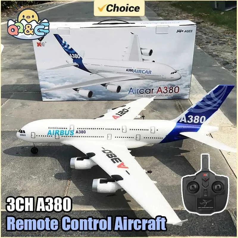 Remote Control Foam Glider Atr 72 Aircraft 3Ch/2Ch A380 RC Fixed Wing ...