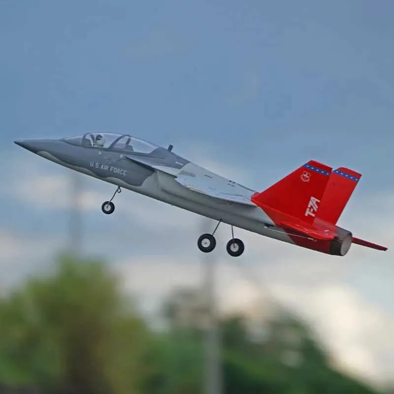 Fpv Remote Control Airplane 64mm EDF Jet - Red Single Engine Electric ...