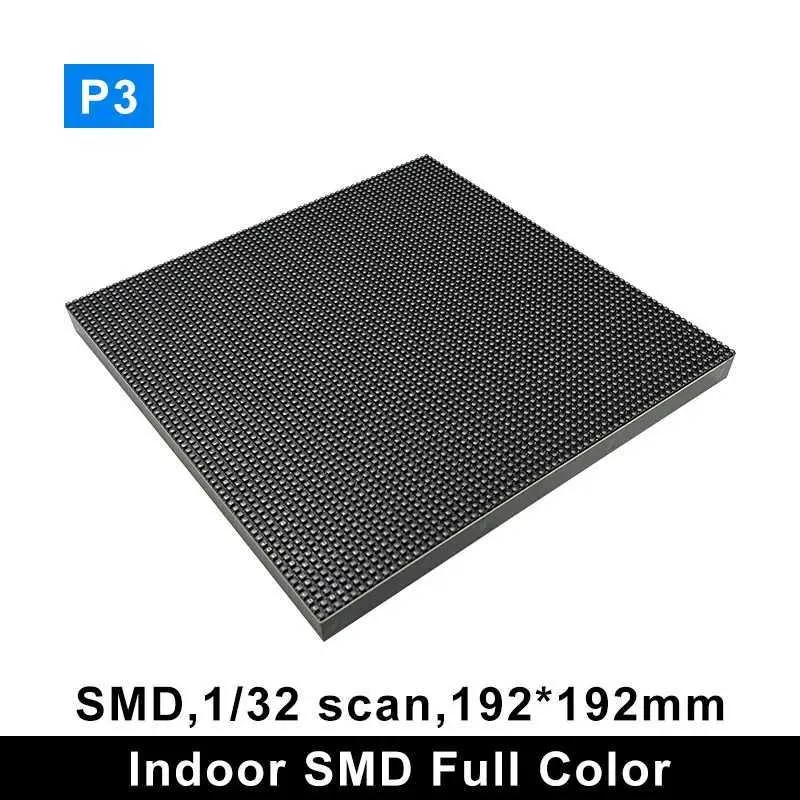 Indoor P3 SMD Full Color Led Matrix Display Board Module 192x192mm, 3 ...