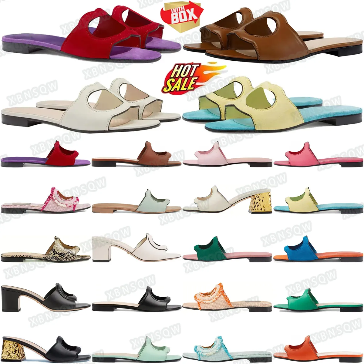 Colorful Crocodile Python Leather Slide Dr Scholls Sandals With ...