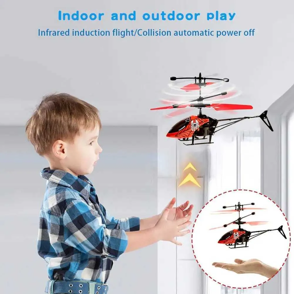 Mini Remote Control Helicopter Drone: Safe, Hovering RC Helicopter Toy ...