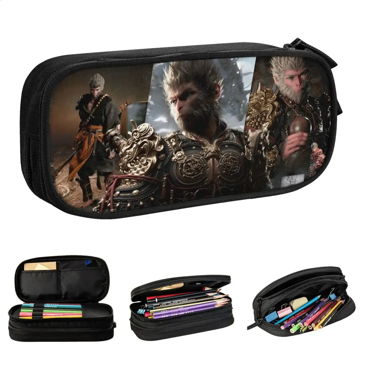 Black Myth Wukong Game pencil pencil box - Large Capacity Pen Box for ...