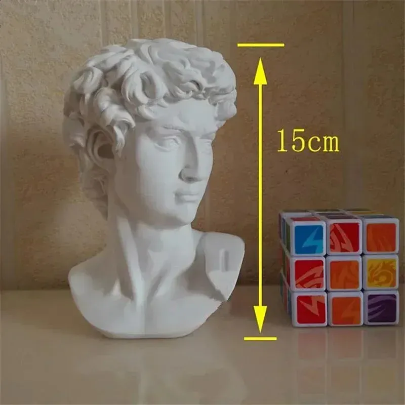 David Statue Head Sculpture 15cm Mini Gypsum Resin... From Ukeastore ...