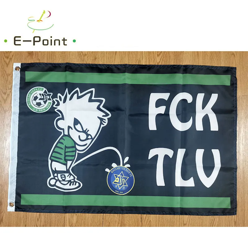 Maccabi Haifa FC Flag FCK TLV 3*5ft 90cm*150cm... From Huyongkui, $6.04 ...