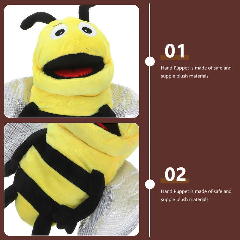 Bee Hand Puppet - Creative Insect Plush Toy for Early Education - Shop ...