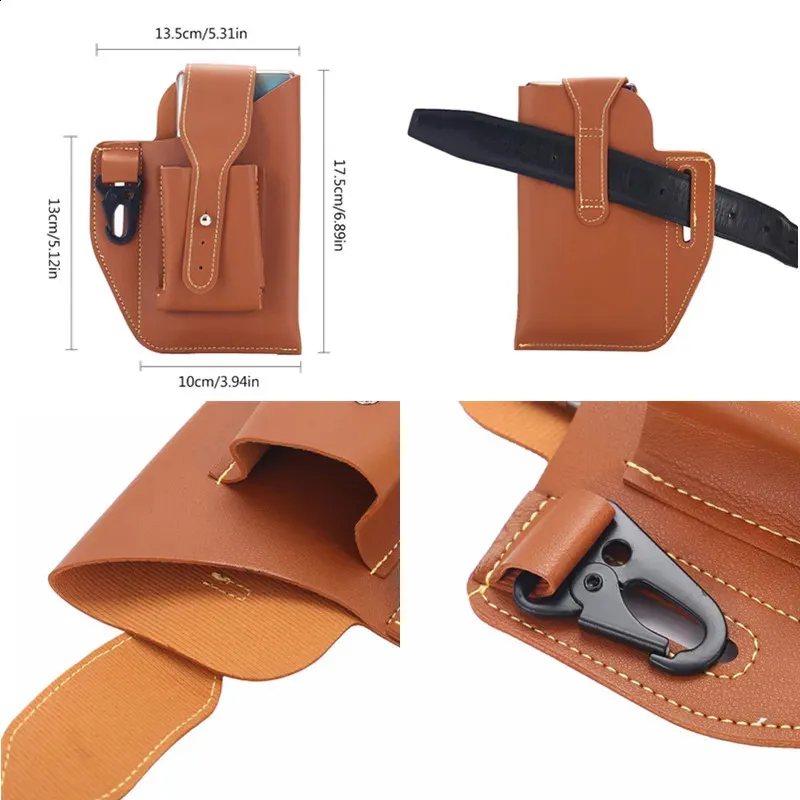 Universal Waist Pouch Bag for Men - Wallet, Card Holder & Phone Case ...