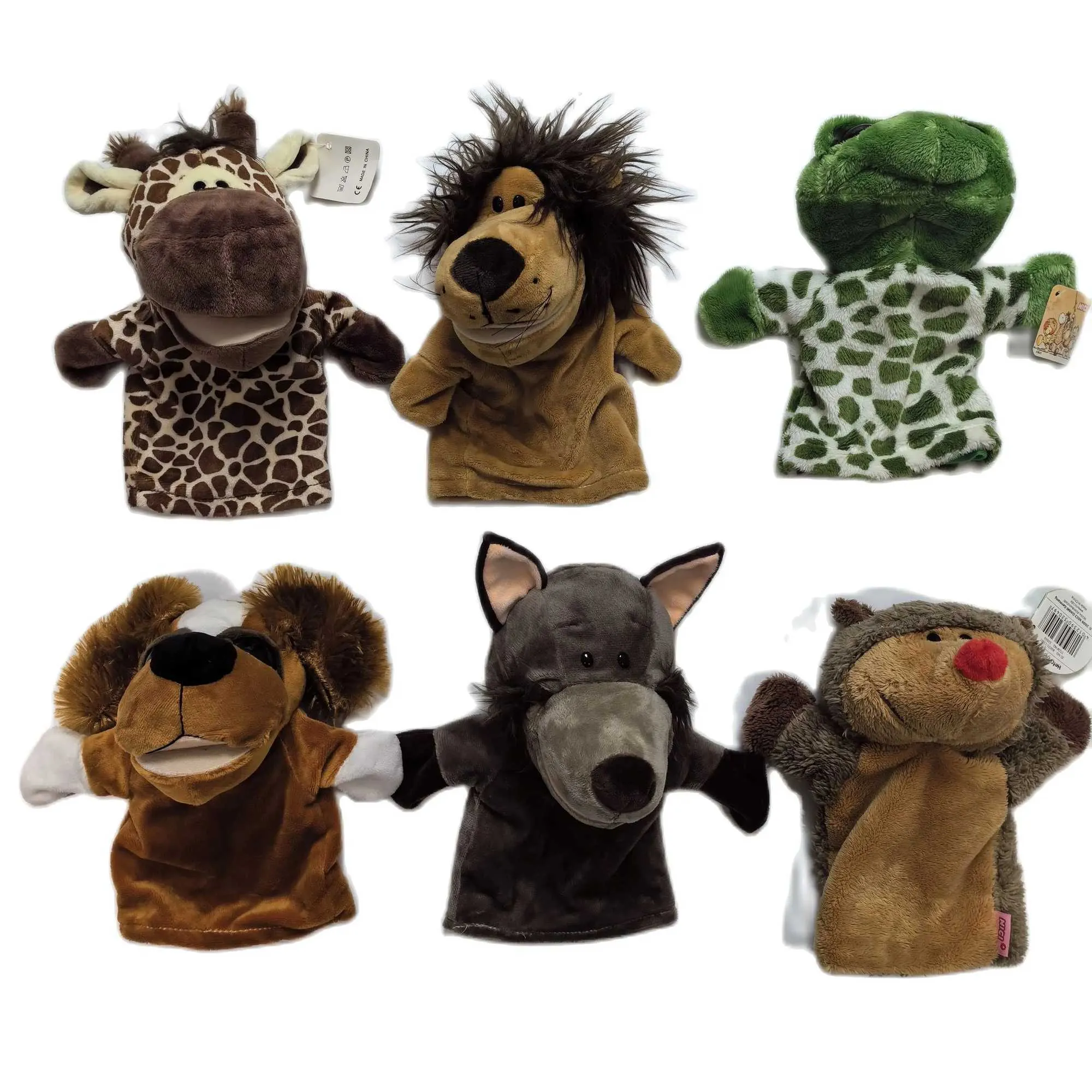 Soft Plushed Animal Hand Finger puppet show - 23cm