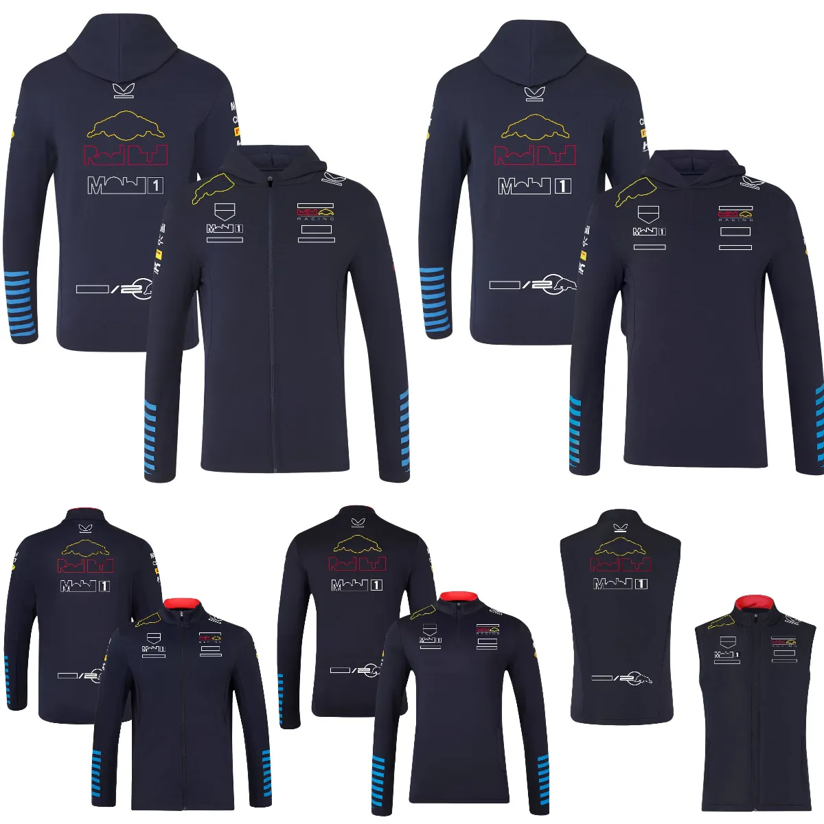 Formula 1 Jackets Team Hoodie: Racing Jacket ، Windbreaker Full Zip ...