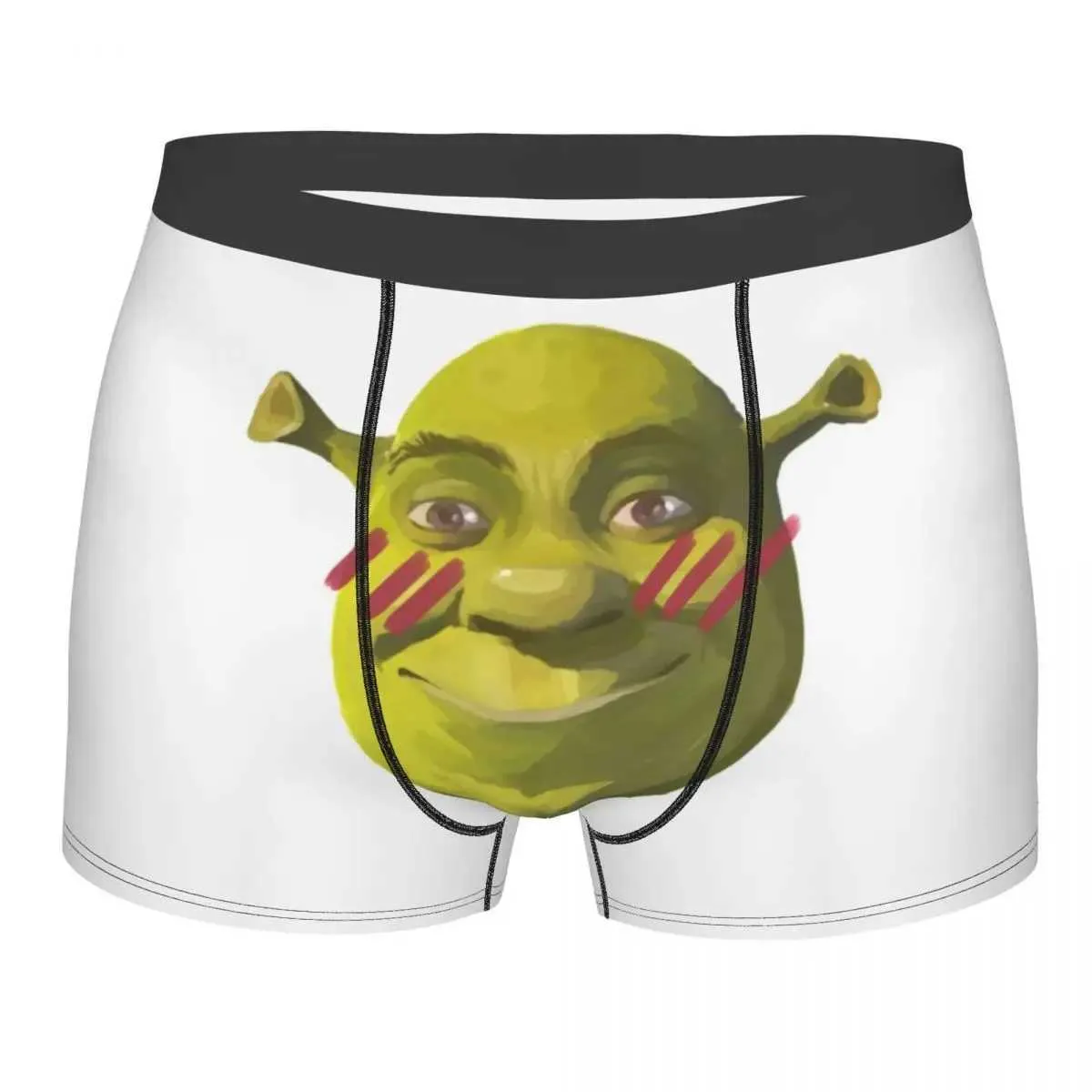 Funny Shrek Boxer Briefs: Men's Breathable Underwear, Novelty Print ...