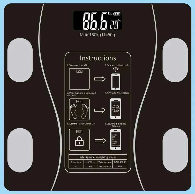 M240828 Body Fat Scale Ultra Precise Smart... From Court_of_treasures ...