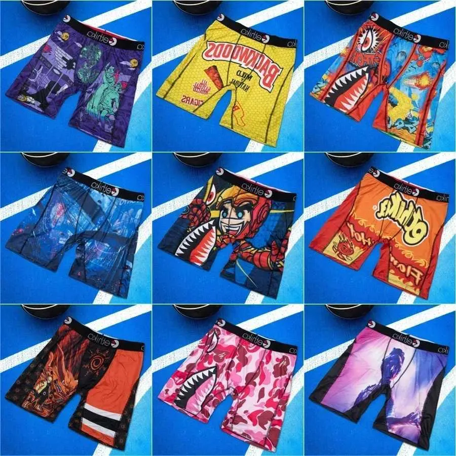 Breathable Print Mens Boxershorts Sexy And Comfortable Summer Boxer ...