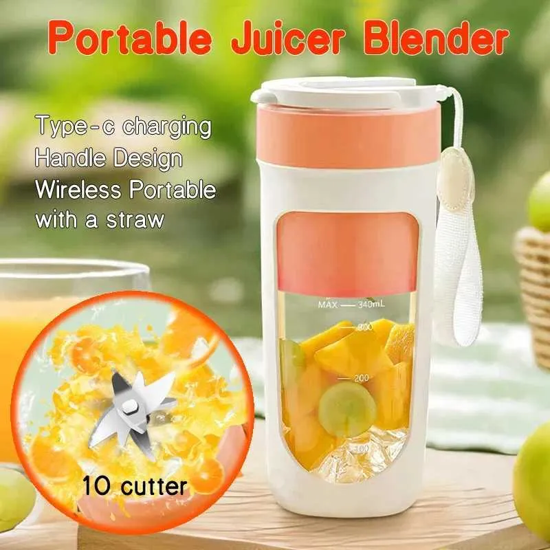 Portable Electric Juicer Blender Multifunctional Fruit Extractor ...