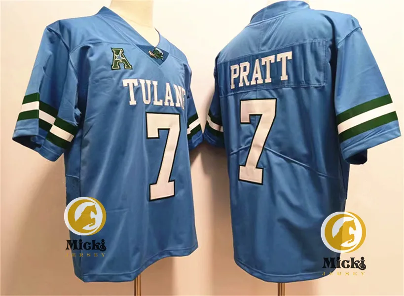 Tulane Green Wave Football Jerseys Custom Name & Number Clayton ...