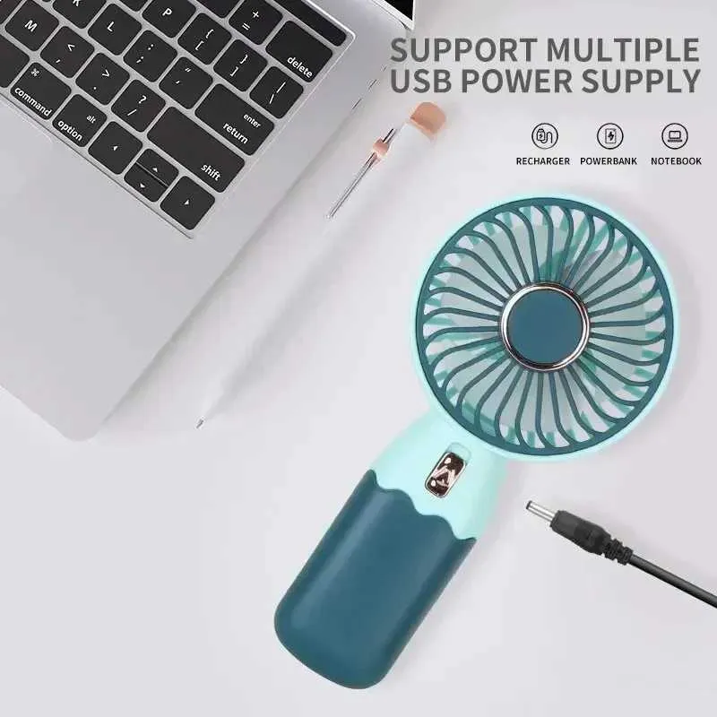 Portable USB Rechargeable Handheld Mini Portable Fan With High Wind ...