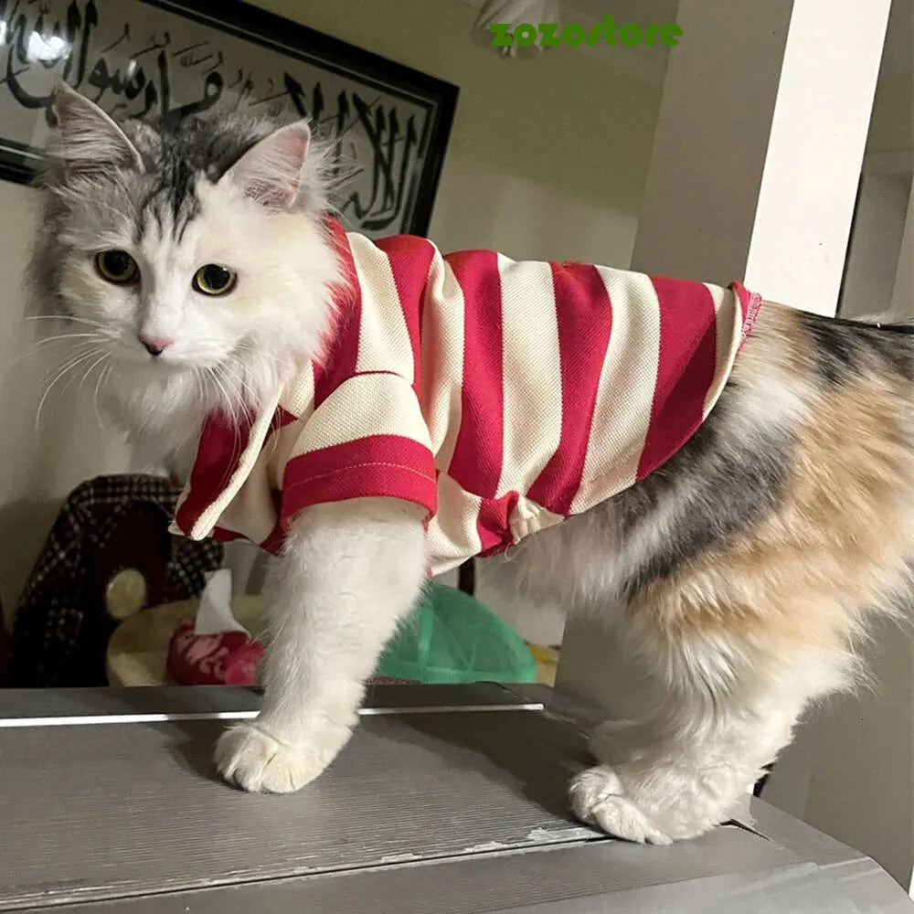 DHgate.com:Stylish Striped Polo Shirt for Cats and Puppies - Cozy ...