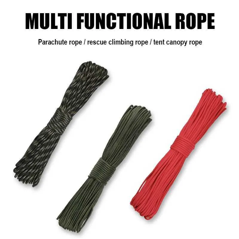 Premium 550 Paracord - Heavy Duty 9-Core Climbing Rope, 4mm Nylon ...