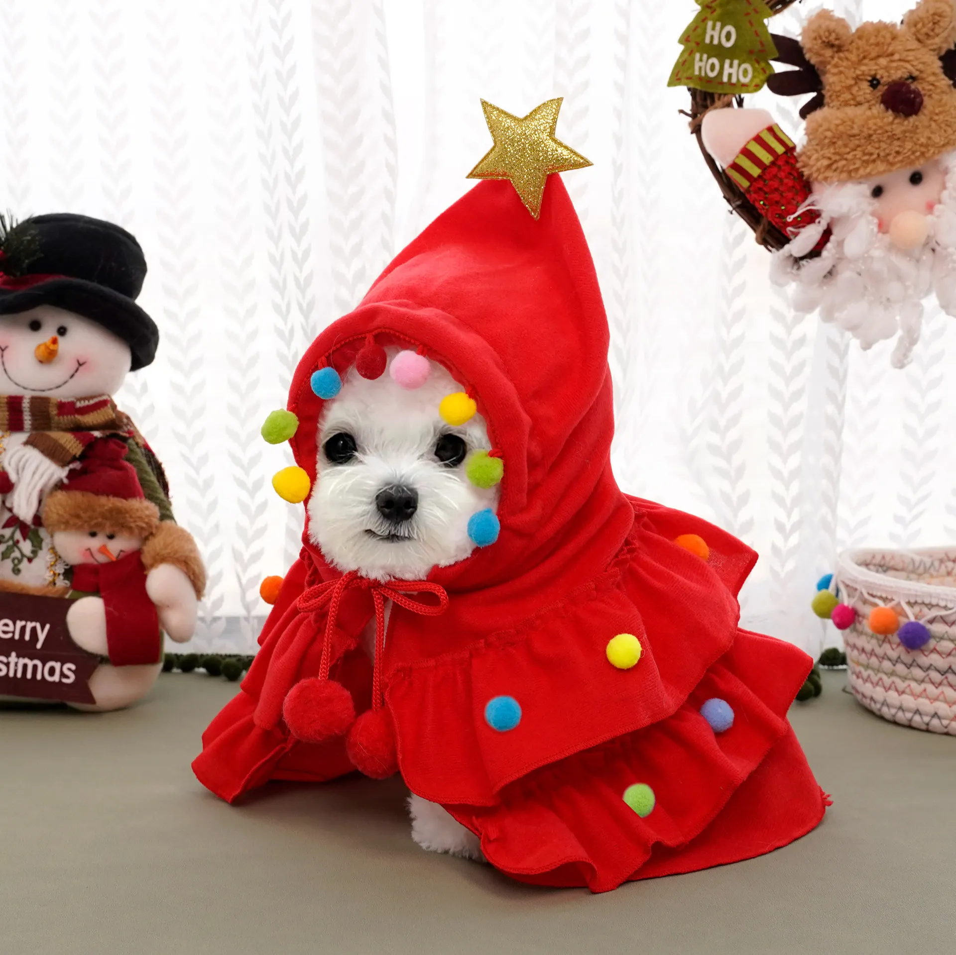 Festive Pet Cape Costume - Adorable Xmas Outfits for Cats and Dogs ...