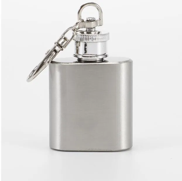 1oz Stainless Steel Mini Hip Flask With Keychain... From Esw_house, $1. ...