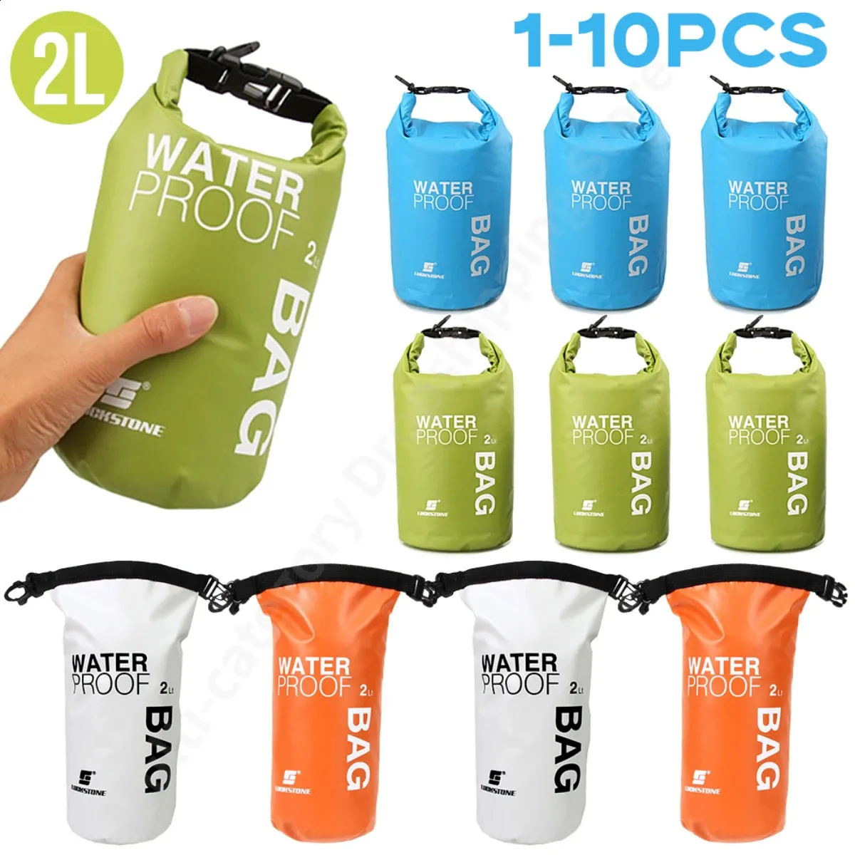 2L Waterproof Dry Bag & Phone Pouch - Perfect for Boating, Kayaking ...