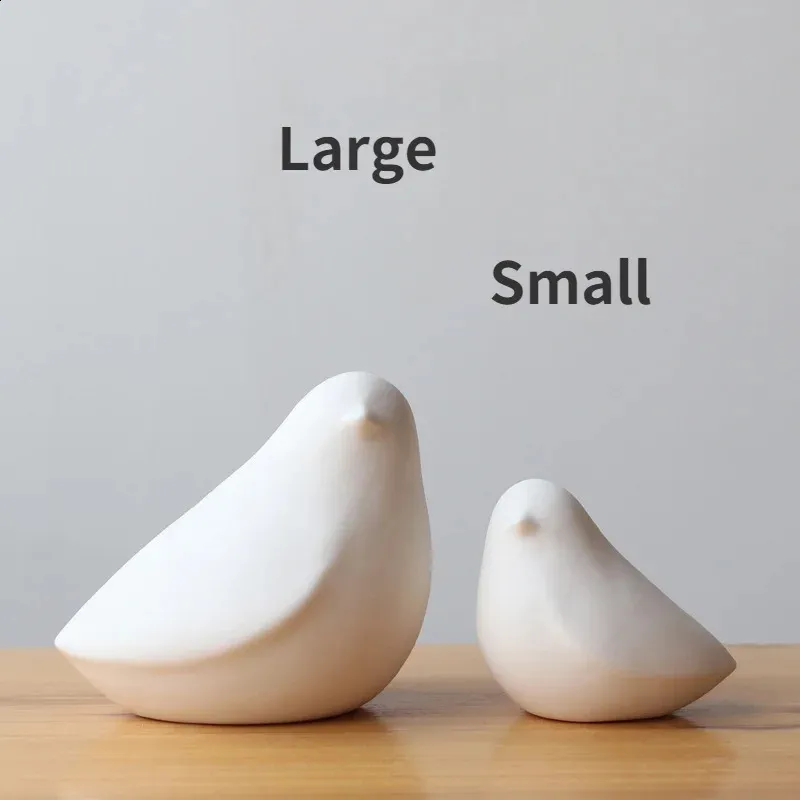 Home Interior Bird Figurines: Modern Ceramic Bird Statue, Elegant ...