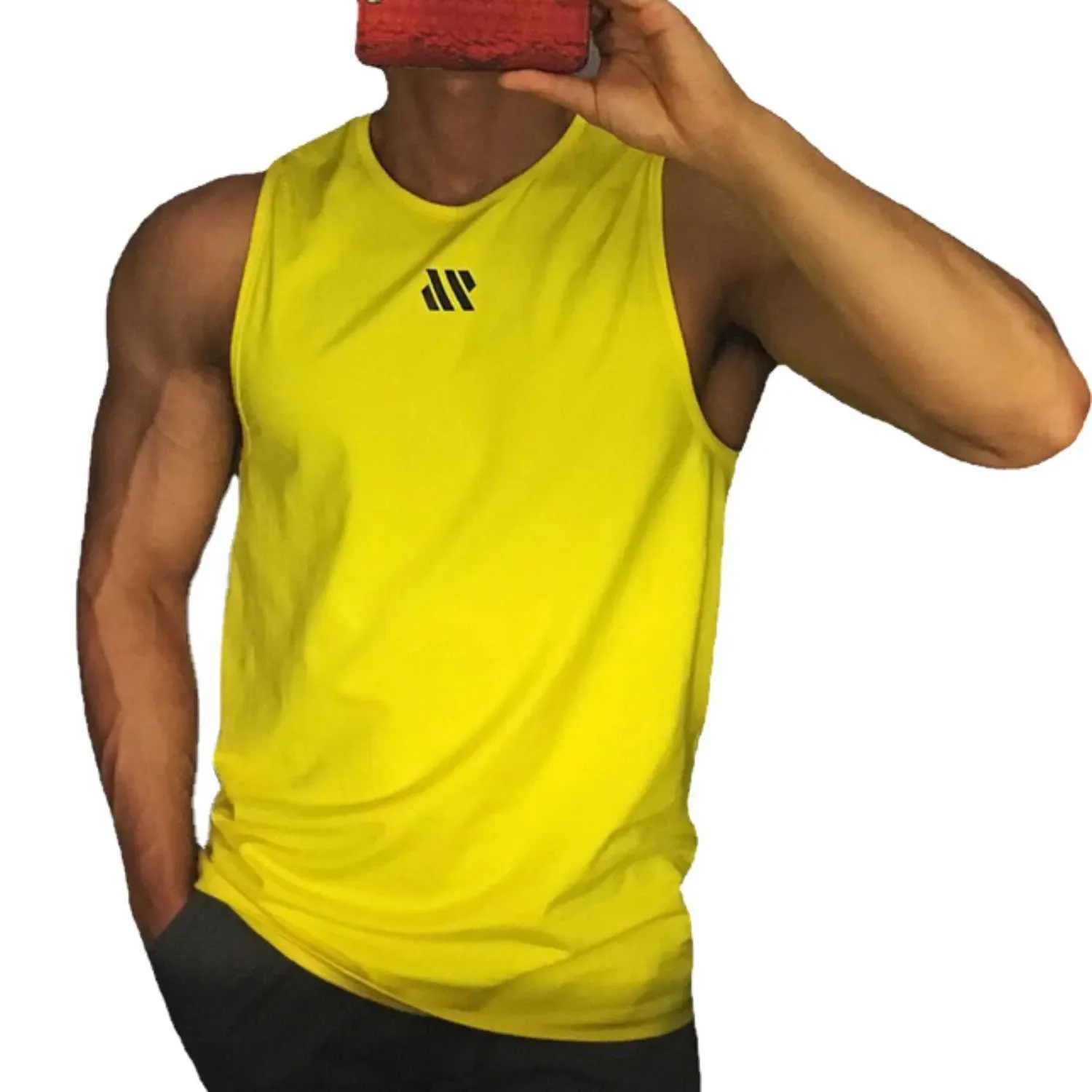 Men's Breathable Sleeveless Tactical Sports Vest for Running, Training ...