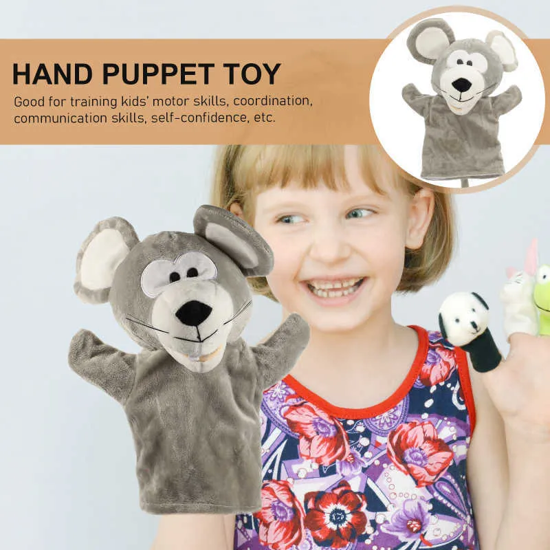 Interactive Animal Hand Puppets for Kids - Early Education Finger ...