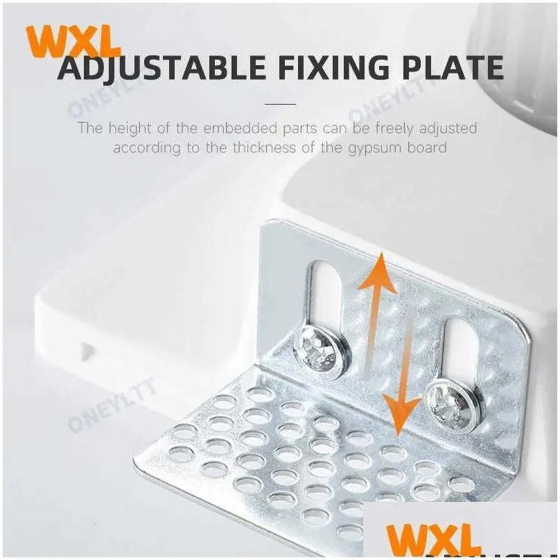 Recessed Gypsum Screwfix Bathroom Downlights Ceiling Lamp With Gu10 LED ...