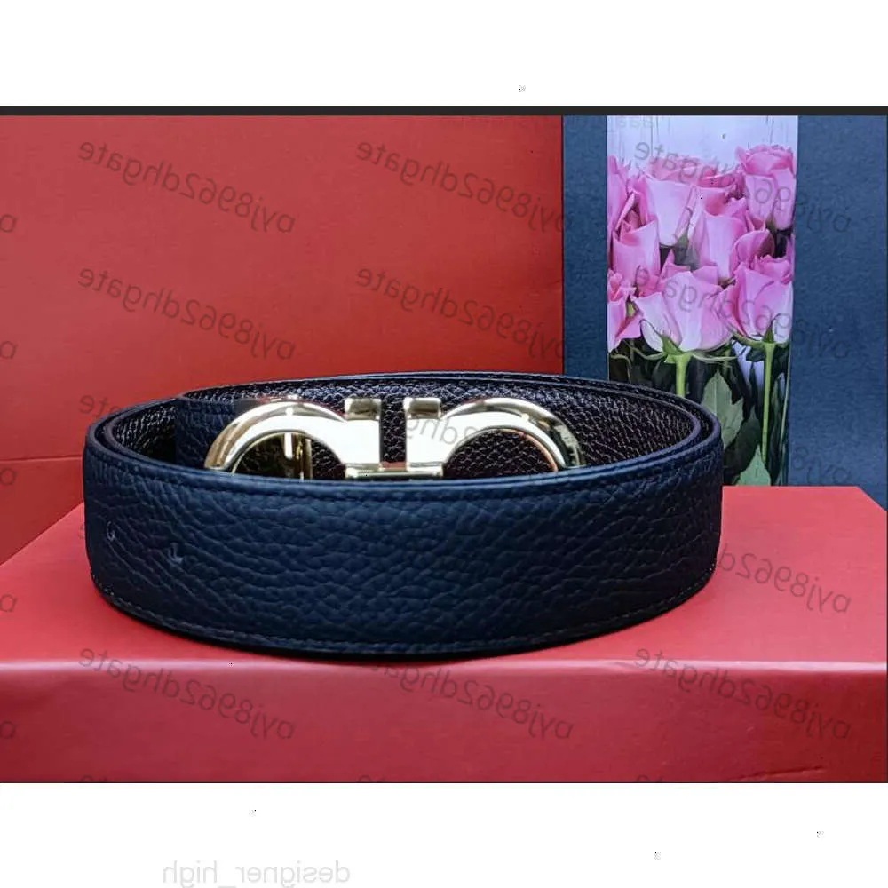Male Hq23 Buckle 2025 Smooth Lychee Leather Men Belt Luxury Grain ...