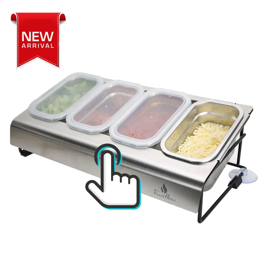 Stainless Steel Kitchen Seasoning Box For Cheese Sauce, Salt, Sugar ...