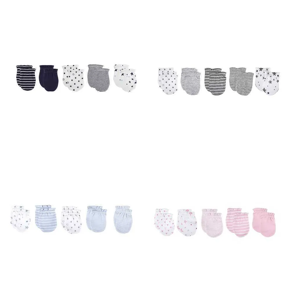 DHgate.com:5 Pairs Newborn Baby Gloves - 100% Cotton Breathable Mittens ...