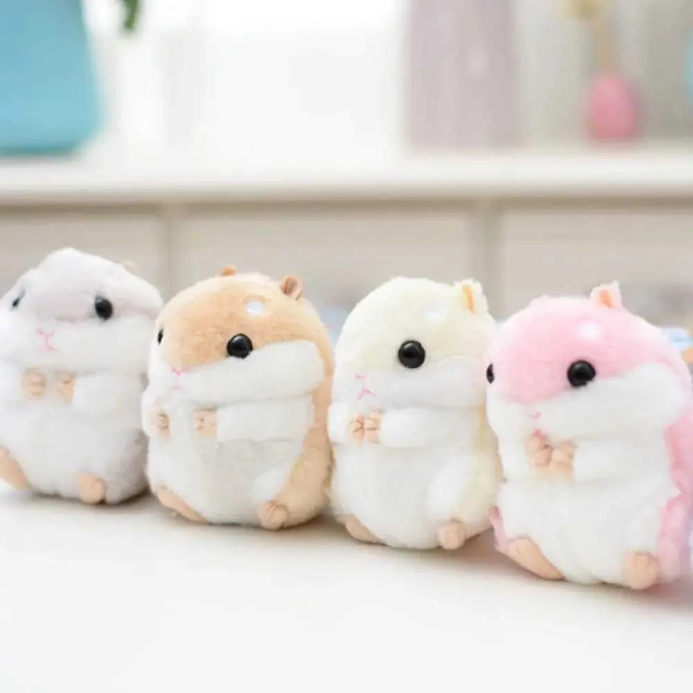 Cute Mini Stuffed Animal Keychains: Adorable 10cm Plush Hamster Pendant ...