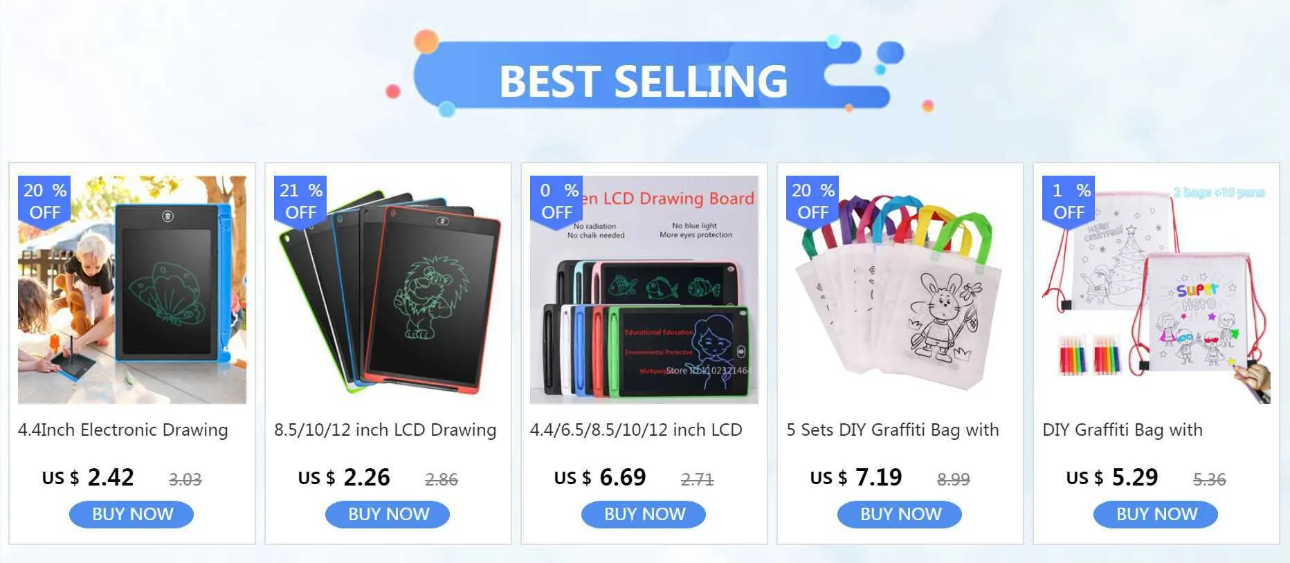 Portable LCD Writing Tablet: 4.4-Inch Electronic Drawing Board ...