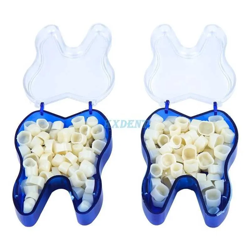 Realistic Resin Crowns Set Of 50 Porcelain Temporary Tooth Cords For ...