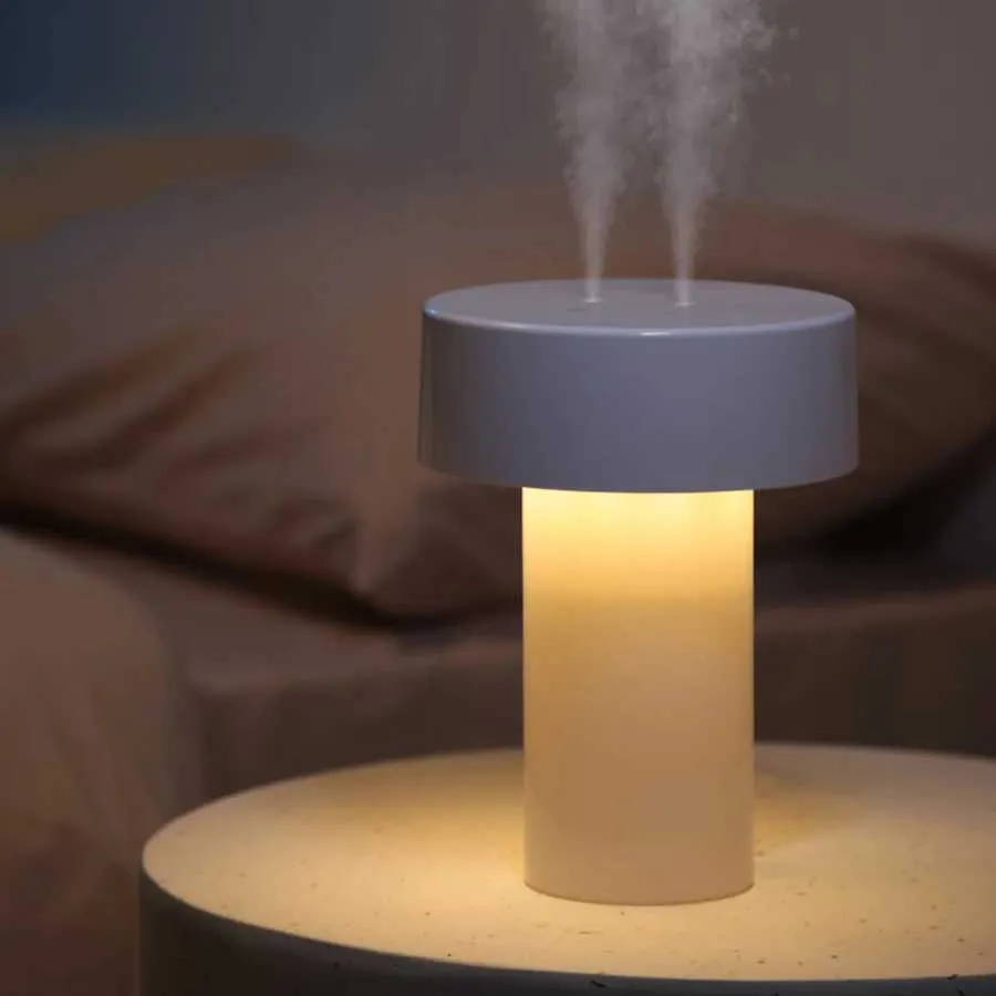 500ml Mushroom Aroma Diffuser Humidifier with Warm Light - Shop Now ...