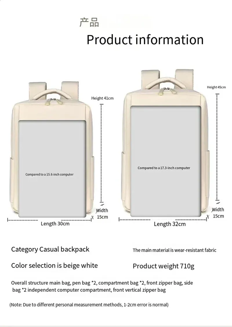 Large Capacity Multifunctional Backpack - White Tower Design, Shop Now ...