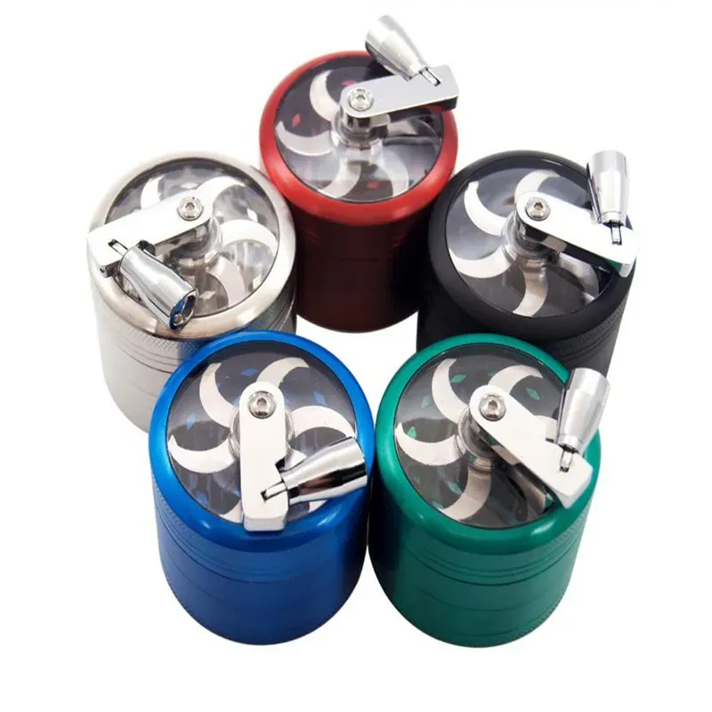 Rocker Concave Herb Grinders Multi Colors Smoking Accessories 55mm ...