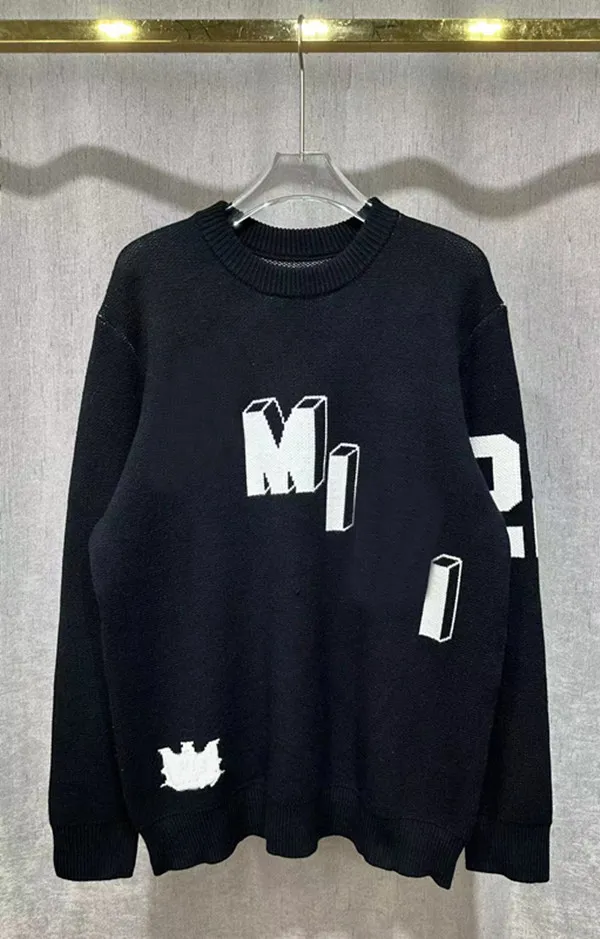 Suéter Masculino Cuello Redondo De Manga Larga Diseñador De Moda Para ...