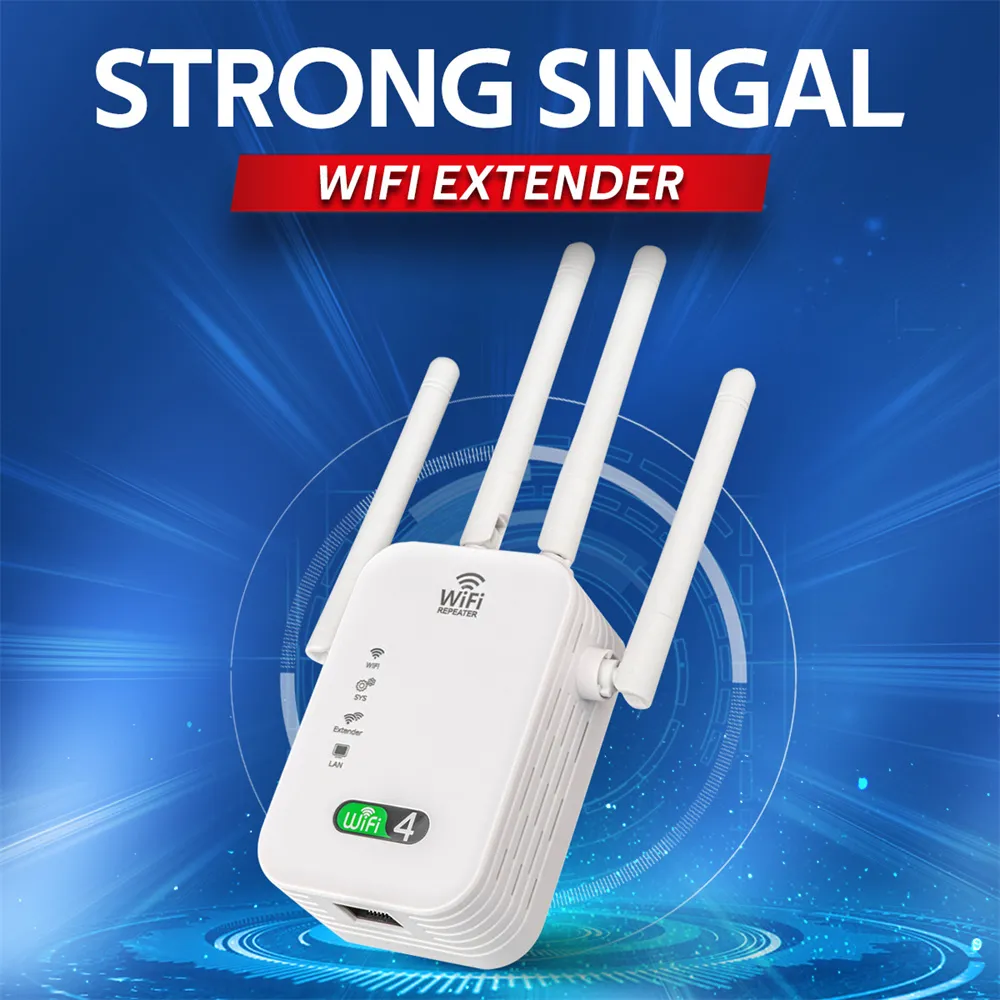 WiFi Range Extender 300Mbps EU Plug - Boost Signal, Expand Coverage ...