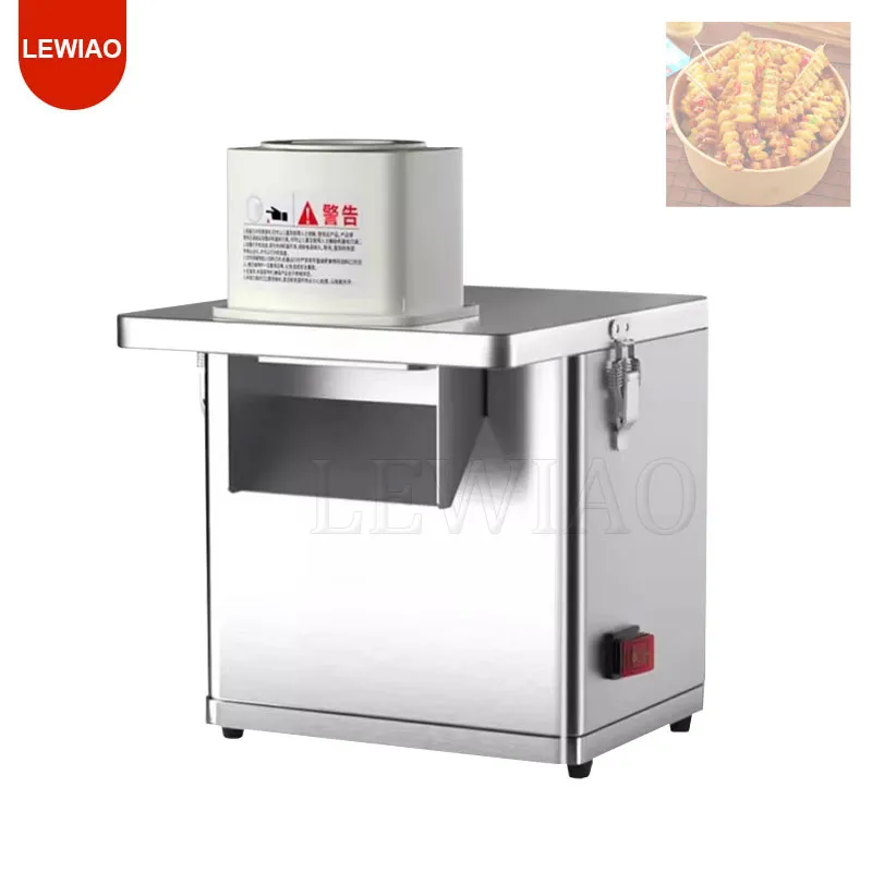 Potato Cutter Machine: 100W Stainless Steel Automatic Potato Push For ...
