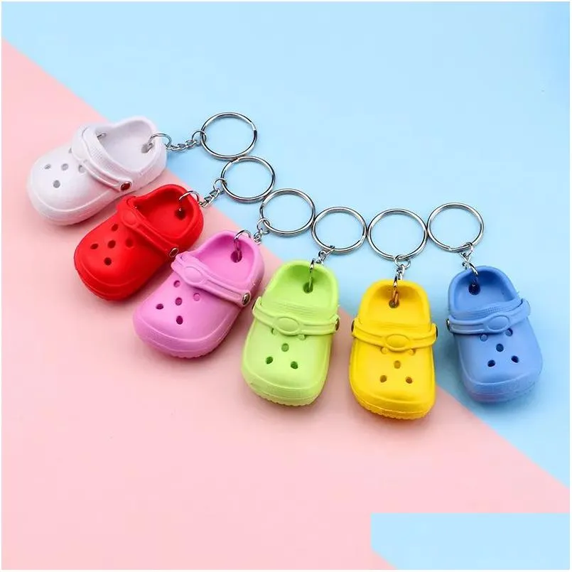 Cute 3D Mini Eva Crocs Beach Slippers Keychain Perfect Girl's Gift For ...
