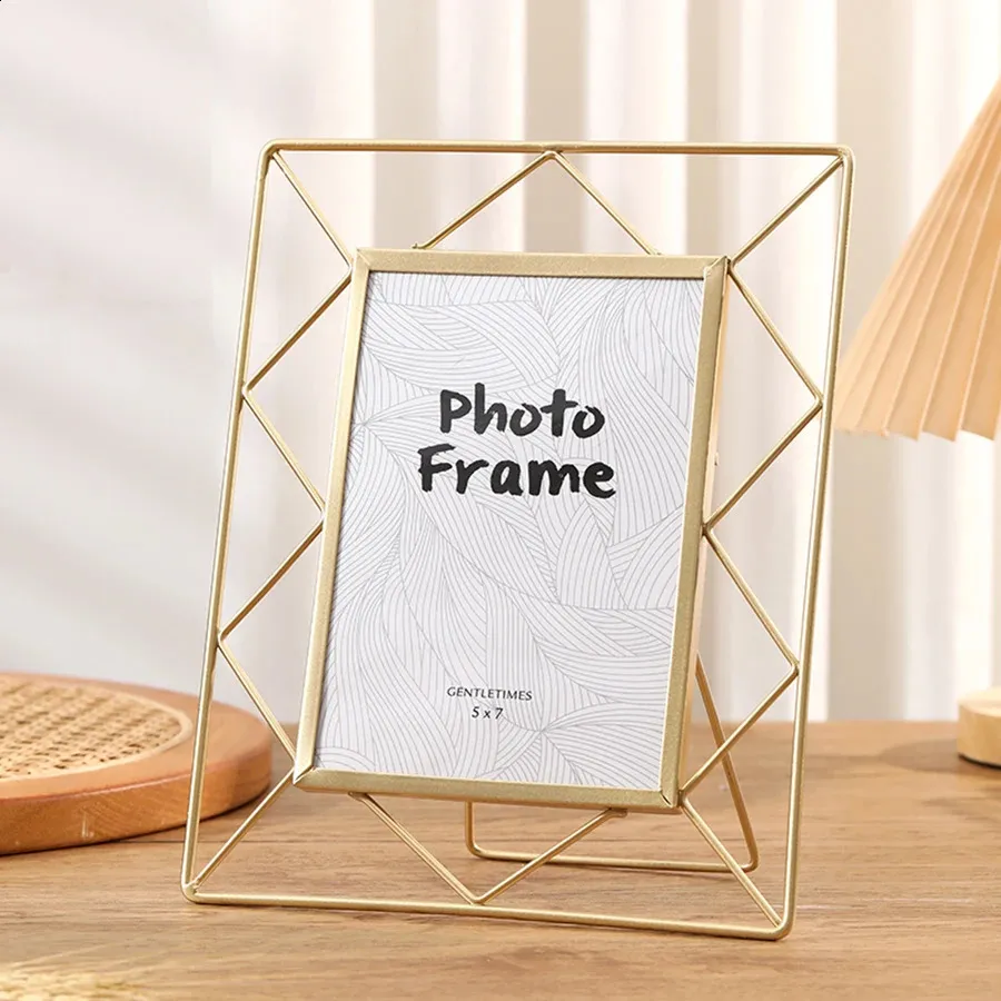 Badge Holder Metal Vertical Plate Holders For Wall: Elegant Geometric ...