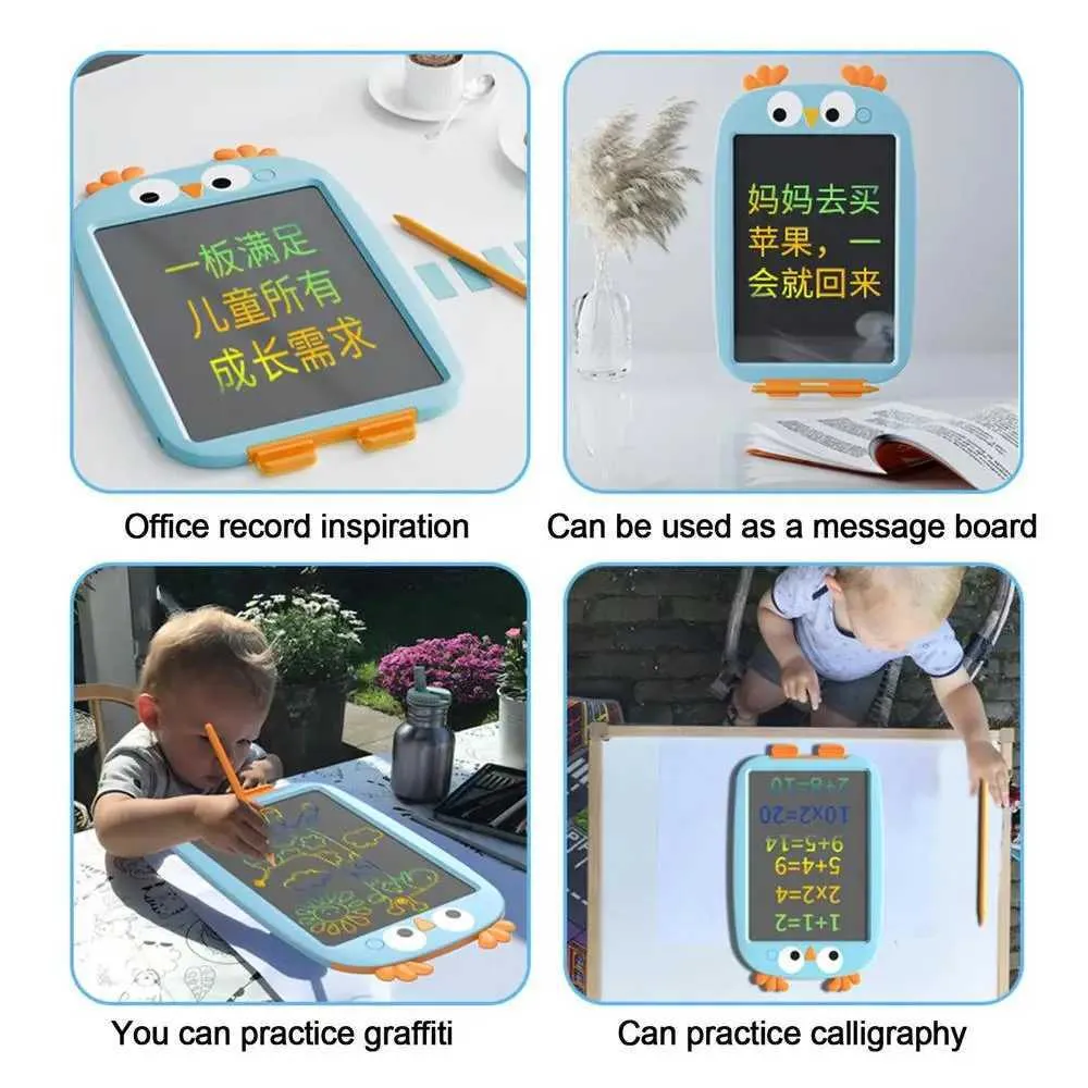 12 LCD Writing Tablet for Kids - Cartoon Animal Design, Electronic ...