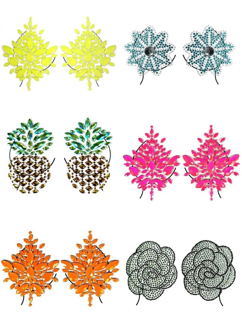 Shiny Diamond Rhinestone Cushion Cover with Crystal Bra Sticker ...