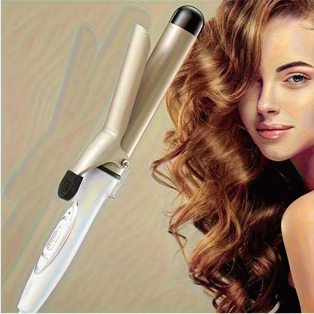 Automatic Rotating Hair Curler - Quick Heating Curling Iron for ...