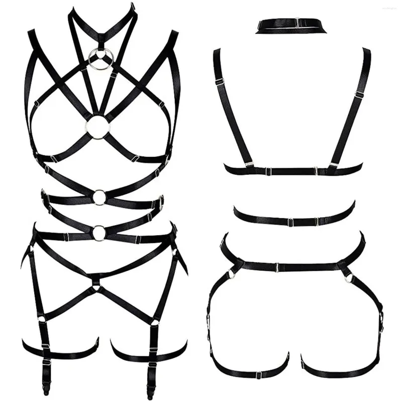 Harness Bra Set For Women Full Body Harness, Strappy Lingerie ...