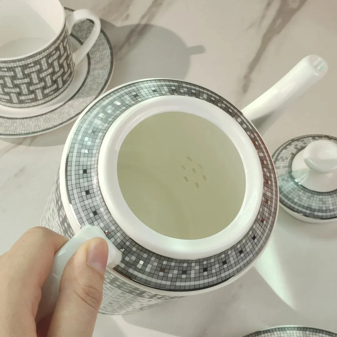 Top Fashion European Mosaic TeaCups Set Bone China... From Urqueen, $93 ...