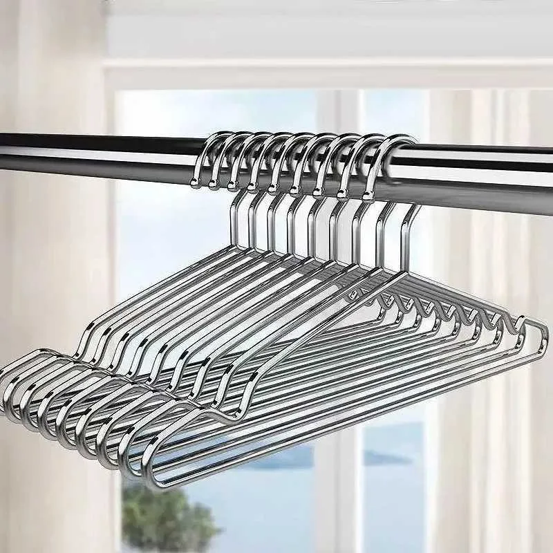 Premium Stainless Steel Hanger Clips for Socks & Clothes - 10-Set ...