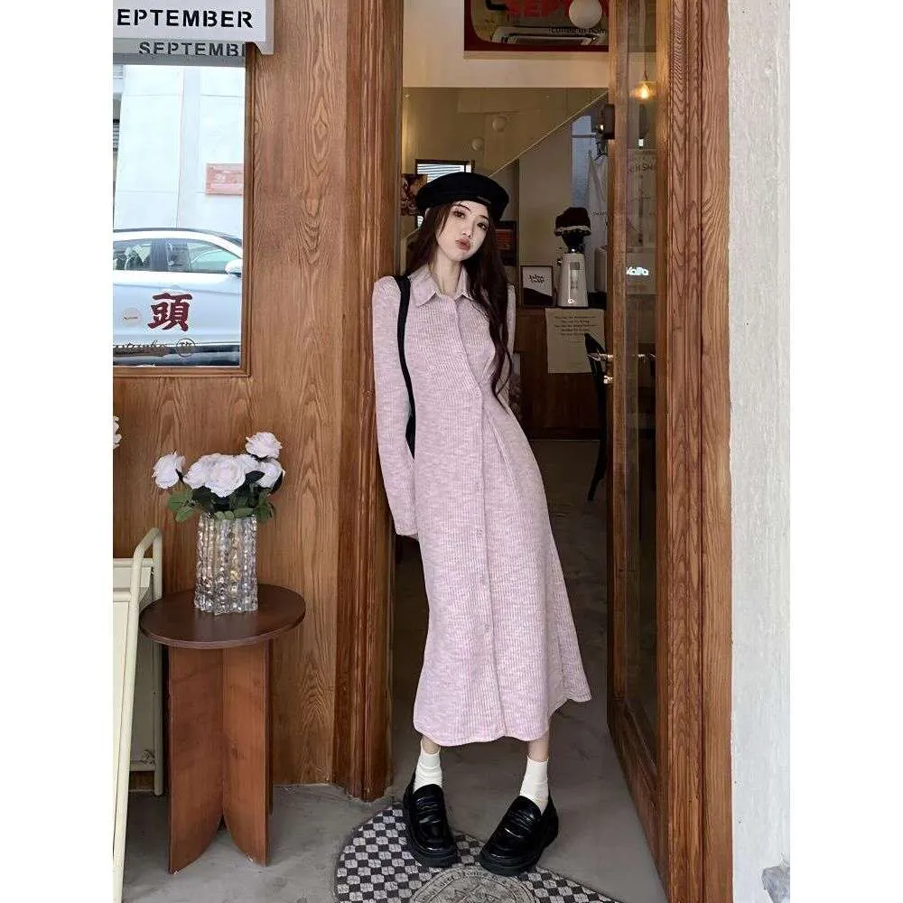 Women's Grey Crochet Maxi Dress - Long Knit Robe, Casual & Retro ...